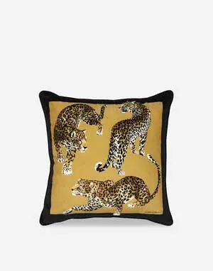 Dolce & Gabbana Velvet Cushion Medium Medium Cushions - Multicolor