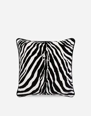 Dolce & Gabbana Velvet Cushion Medium Medium Cushions - Multicolor