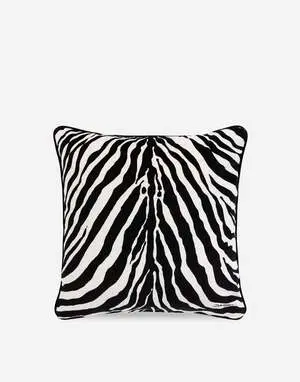 Dolce & Gabbana Velvet Cushion Medium Medium Cushions - Multicolor
