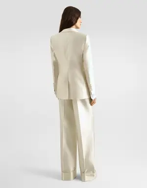Dolce & Gabbana Mikado Silk Trousers