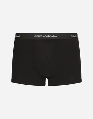 Dolce & Gabbana Regular Boxer - Man Underwear And Loungewear Cotton 4 Black