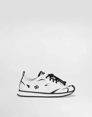Dolce & Gabbana Dg Cushion Sneakers With Dg Logo Shoes Black - Multicolor