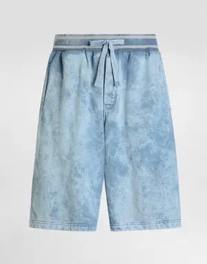 Dolce & Gabbana Treated Jersey Bermuda Shorts Pants And Shorts Multi-colored - Multicolor