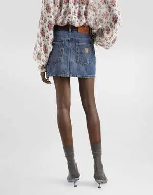 Dolce & Gabbana Denim Skirt Denim And Jeans Multi-colored