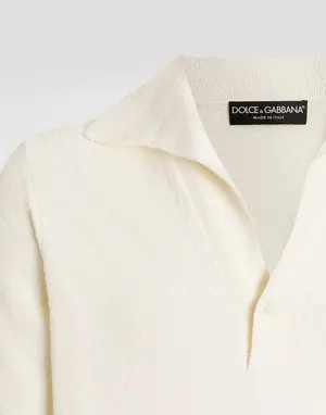Dolce & Gabbana Cotton Blend Polo Shirt Sweaters And Cardigans