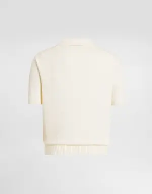 Dolce & Gabbana Cotton Blend Polo Shirt Sweaters And Cardigans