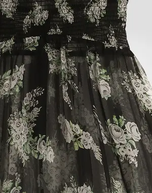 Dolce & Gabbana Floral Chiffon Jumpsuit