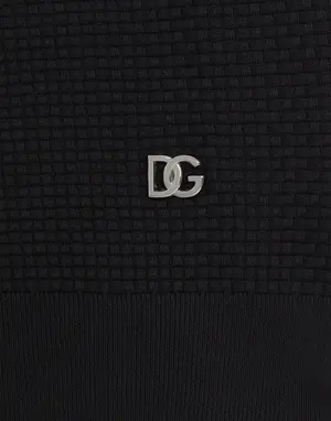 Dolce & Gabbana Cotton Polo Shirt Sweaters And Cardigans - Blue