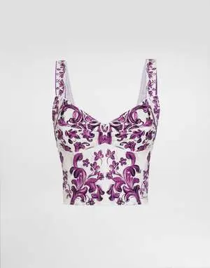 Dolce & Gabbana Paneled Camis Tanks For Women