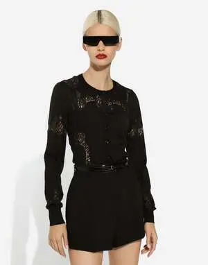 Dolce & Gabbana Cardigan C/bottoni Sweaters And Cardigans - Black