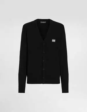 Dolce & Gabbana Cardigan C/bottoni Sweaters And Cardigans - Black