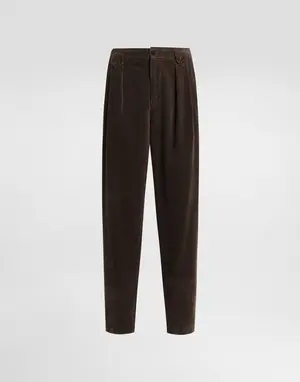 Dolce & Gabbana Corduroy Trousers Pants And Shorts Multi-colored - Multicolor