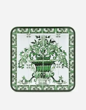 Dolce & Gabbana Wooden Tray Medium Square - Multicolor