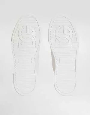 Dolce & Gabbana Portofino Light Sneaker In Calfskin Sneakers Leather - White