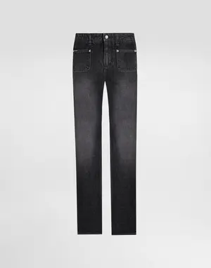 Dolce & Gabbana Flared Denim Jeans Denim And Jeans Multi-colored - Multicolor