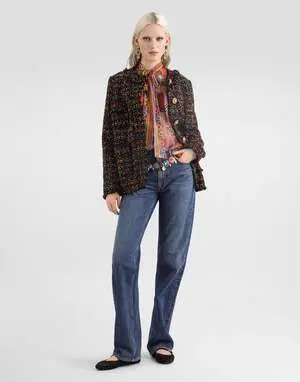 Dolce & Gabbana Tweed Jacket Coats And Jackets
