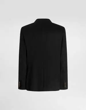 Dolce & Gabbana Double-breasted Portofino Cashmere Jacket - Black