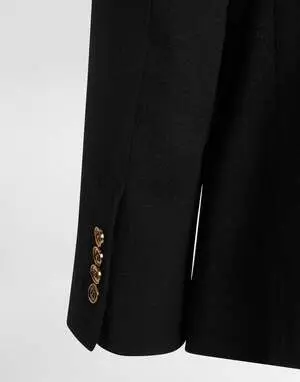 Dolce & Gabbana Double-breasted Portofino Cashmere Jacket - Black