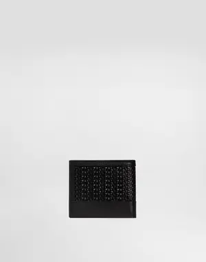 Dolce & Gabbana Woven Plongé Calfskin Wallet Wallets And Small Leather Goods