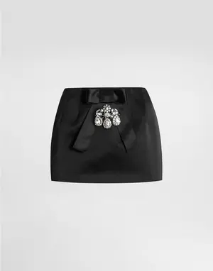 Dolce & Gabbana Duchesse Skirt Skirts Fabric - Black
