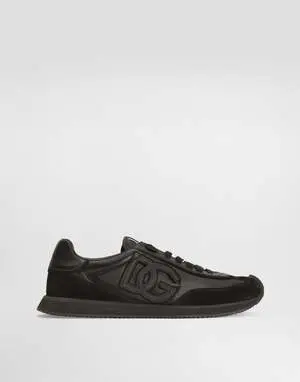 Dolce & Gabbana Dg Cushion Calfskin Sneaker Sneakers - Black