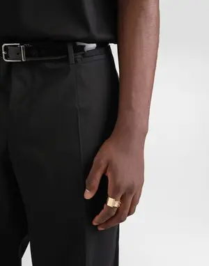 Dolce & Gabbana Ring With Logo Tag Bijoux Metal