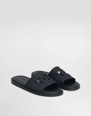 Dolce & Gabbana Rubber Beachwear Sliders Sandals And Slides Rubber