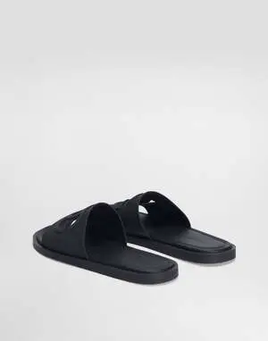 Dolce & Gabbana Rubber Beachwear Sliders Sandals And Slides Rubber