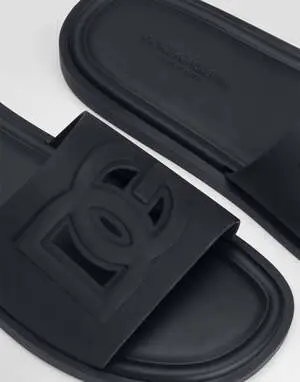 Dolce & Gabbana Rubber Beachwear Sliders Sandals And Slides Rubber