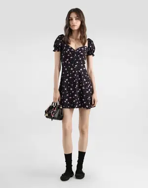 Dolce & Gabbana Carnations-print Dress Dresses