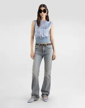 Dolce & Gabbana 5-pocket Denim Trousers Denim And Jeans Multi-colored