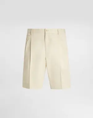 Dolce & Gabbana Cotton Gabardine Bermuda Shorts Pants And Shorts Cotton - Beige