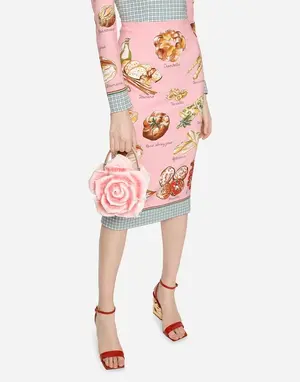 Dolce & Gabbana Resin Rose-design Dolce Box Bag Handbags