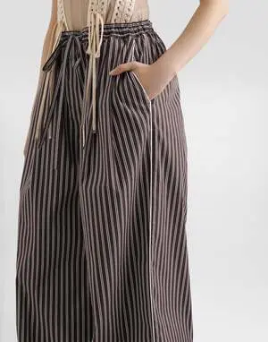 Dolce & Gabbana Striped Poplin Trousers