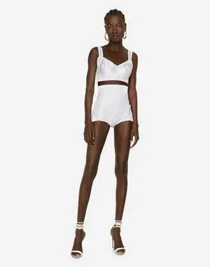 Dolce & Gabbana Corset Top Shirts And Tops Satin