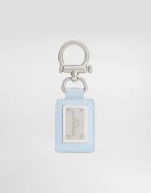 Dolce & Gabbana Smooth Calfskin Keyring Leather - Azure