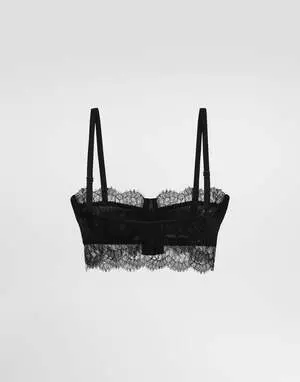 Dolce & Gabbana Lace Balconette Bralette Underwear Lace