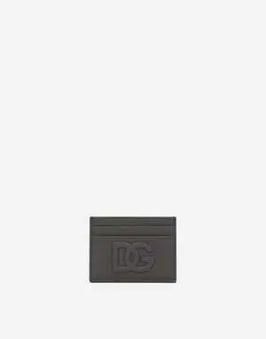 Dolce & Gabbana Dg Logo Card Holder Wallets And Small Leather Goods - Grey