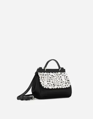 Dolce & Gabbana Satin Mini Sicily Handbag Accessories Leather