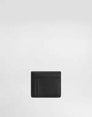 Dolce & Gabbana Calfskin Wallet With Dg Logo Wallets And Small Leather Goods Leather - Black
