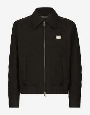 Dolce & Gabbana Quilted Jacket Coats And Jackets - Black
