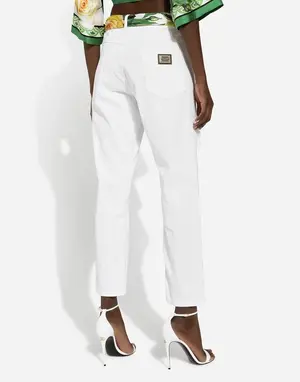 Dolce & Gabbana Cotton Denim Jeans With Rips Denim And Jeans Multi-colored