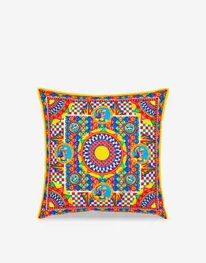Dolce & Gabbana Canvas Cushion Medium Medium Cushions - Multicolor