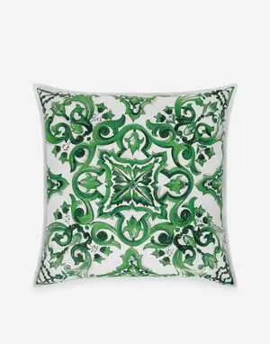 Dolce & Gabbana Canvas Cushion Medium Medium Cushions - Multicolor