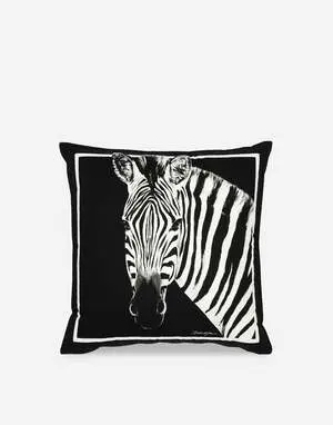 Dolce & Gabbana Canvas Cushion Medium Medium Cushions - Multicolor
