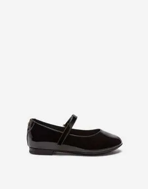 Dolce & Gabbana Leather Ballet Flats Shoes Leather - Black