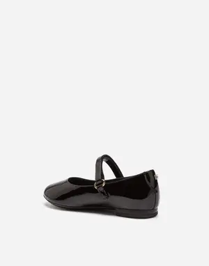 Dolce & Gabbana Leather Ballet Flats Shoes Leather