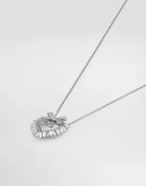 Dolce & Gabbana Devotion Necklace In 18-carat Gold And Diamonds
