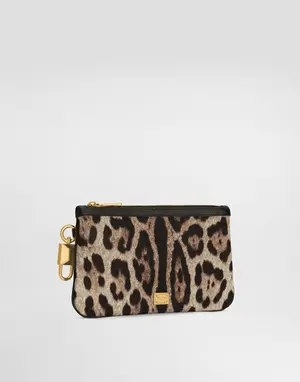 Dolce & Gabbana Ed Nylon Necessaire Wallets And Small Leather Goods Animal