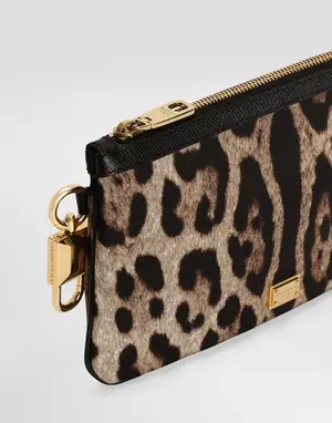 Dolce & Gabbana Ed Nylon Necessaire Wallets And Small Leather Goods Animal